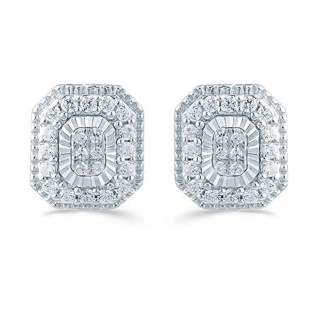 Click here for 1/3 CT. T.W. Natural White Diamond Sterling Silver... prices