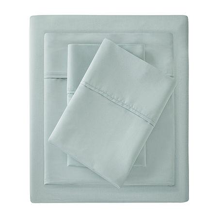 Madison Park 1500 Thread Count Cotton Blend Pillowcase Pair  Standard - Seafoam