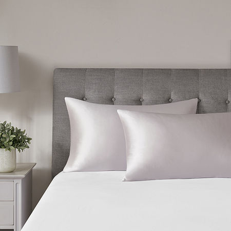 Madison Park 25-Momme Mulberry Silk Pillowcase  Standard - Pink