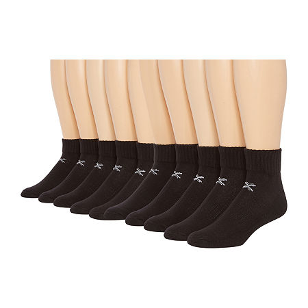Click here for Xersion Quick-Dri Mens 10 Pair Quarter Ankle Socks... prices