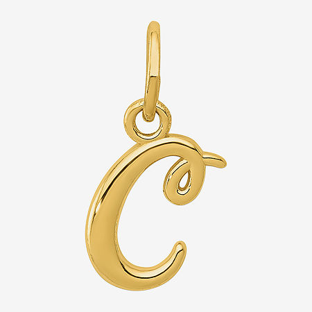 Click here for Initial Womens 14K Gold Pendant  One Size  C prices