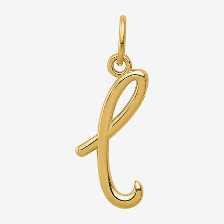 Click here for Initial Womens 14K Gold Pendant  One Size  L prices