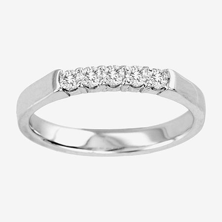 Click here for 1/4 CT.T.W. Natural Diamond Band 14K White Gold  9... prices