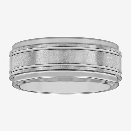 Click here for Mens 9M Tungsten Wedding Band  9 1/2  Grey prices