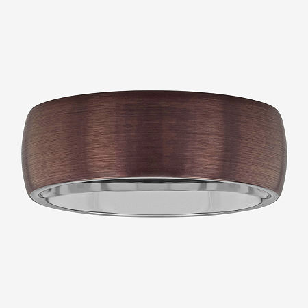 Click here for Mens 8MM Tungsten Wedding Band  13  Bronze-white prices