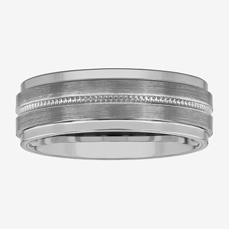 Click here for Mens 8MM Tungsten Wedding Band  9 1/2 prices