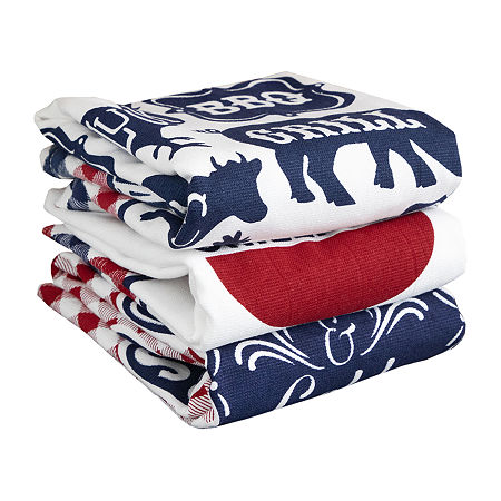 Click here for Ritz Bbq Gingham Set 3-pc. Kitchen Towel Set  One... prices