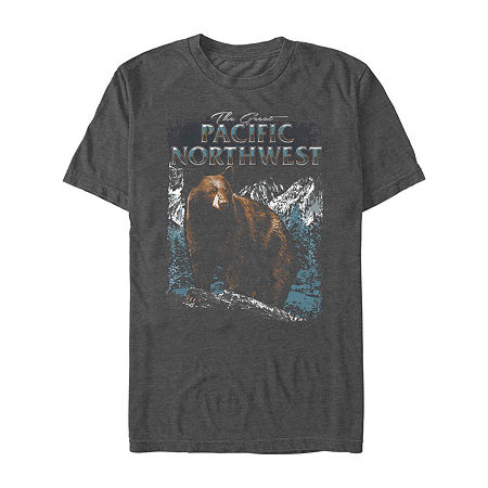 Click here for Mens Short Sleeve Graphic T-Shirt  Small  Black prices