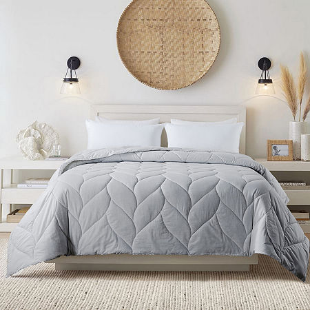 St. James Home Down Alternative Comforter  Twin - Gray
