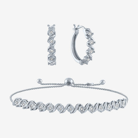 Click here for Womens 1/4 CT. T.W. Natural White Diamond Sterling... prices