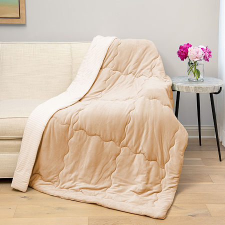 Click here for Northwest Hgtv Midweight Throw  One Size  Beige prices