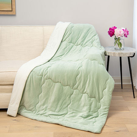 Click here for Northwest Hgtv Midweight Throw  One Size  Green prices