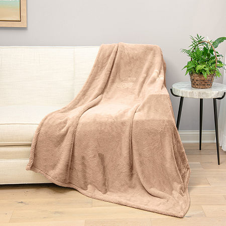 Click here for Northwest Hgtv Midweight Throw  One Size  Beige prices