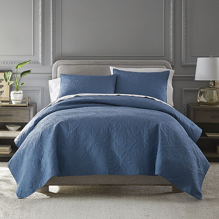 Click here for Broadhaven Harper Quilt Set  One Size  Blue prices