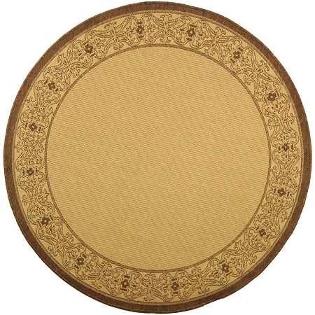 Click here for Courtyard Tribal Indoor/Outdoor Round Rugs  One Si... prices