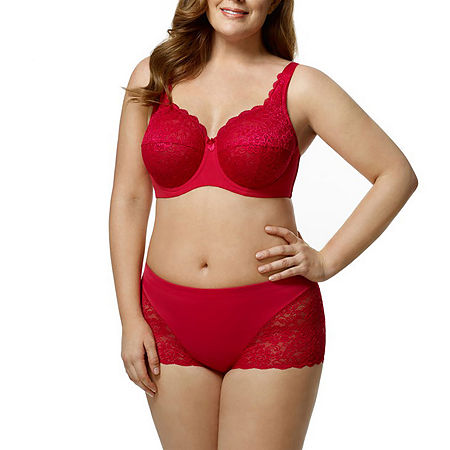 Click here for Elila Lacey Curves Underwire Bra 2311  Ddd  Red prices