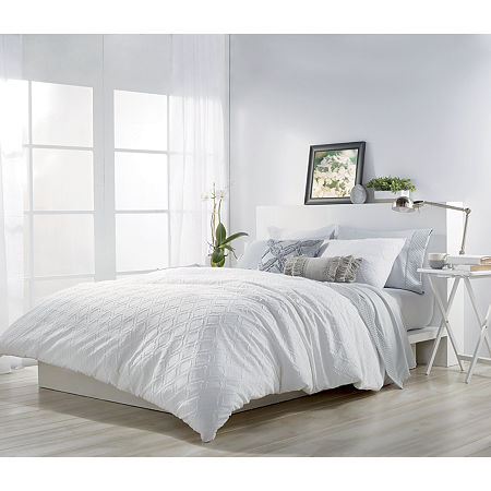 Click here for CHF Solid Ogee Midweight Comforter Set  One Size... prices