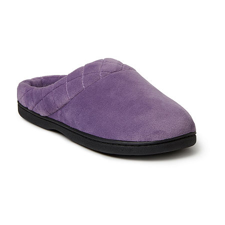 Click here for Dearfoams Darcy Velour Scuff Womens Memory Foam Cl... prices