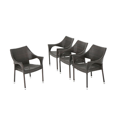 Click here for Mirage 4-pc. Dining Chair  One Size  Brown prices