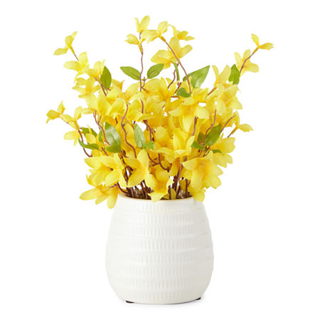 Click here for Linden Street 11 Yellow Floral Arrangement  One Si... prices