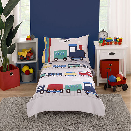 Click here for Nojo Train 4-pc. Toddler Bedding Set  One Size  Gr... prices