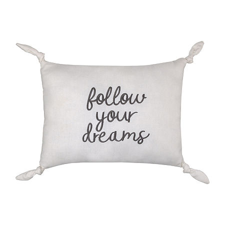 Click here for Nojo Follow Your Dreams Rectangular Throw Pillow... prices