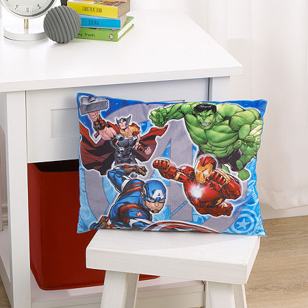 Click here for Avengers Rectangular Throw Pillow  One Size  Blue prices