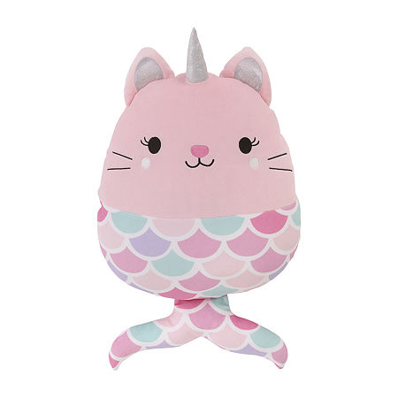 Click here for Nojo Unicorn Kitty Mermaid Throw Pillow  One Size... prices