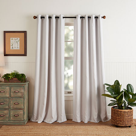Click here for Martha Stewart Reed Grommet Top Blackout Single Cu... prices