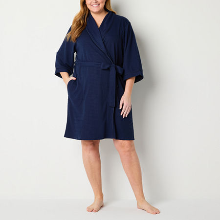 Click here for Liz Claiborne Womens Plus Waffle Long Sleeve Long... prices