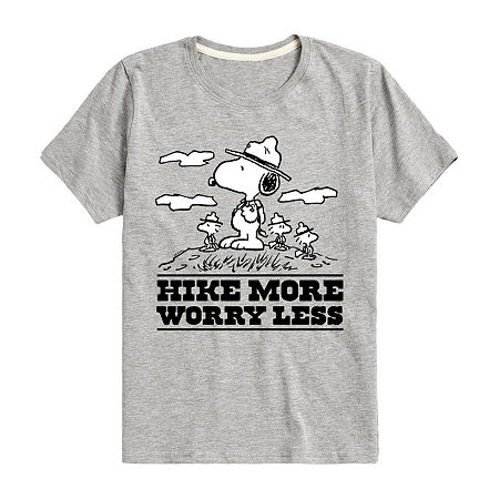 Click here for Peanuts Big Boys Snoopy Hike More Worry Less Graph... prices