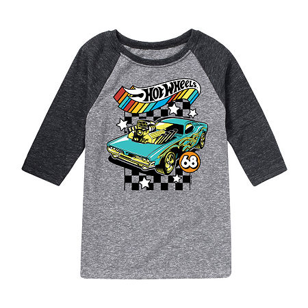 Click here for Little & Big Kid Boys Crew Neck 3/4 Sleeve Regular... prices