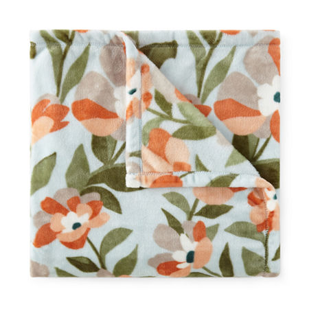 Click here for Home Expressions Velvet Plush Print Throw  One Siz... prices