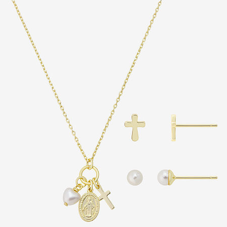 Click here for Gratitude & Grace Virgin Mary Charm Girls Cubic Zi... prices