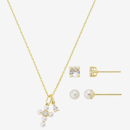 Click here for Gratitude & Grace Girls Glass 14K Gold Over Brass... prices