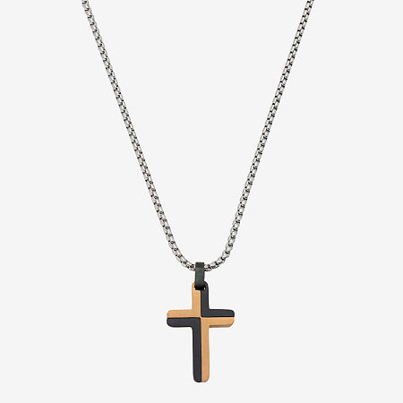 Click here for J.P. Army Mens Stainless Steel Cross 24 Inch Penda... prices