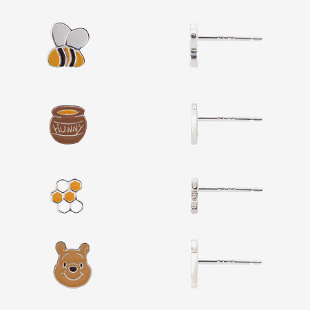 Click here for Disney Classics Womens Winnie The Pooh 4 Pair Earr... prices