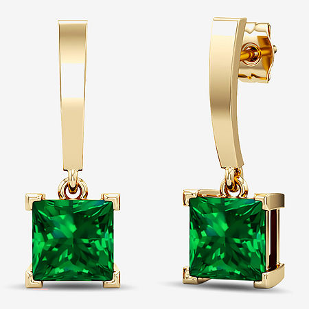 Click here for Womens Lab Created Gemstone 14K Gold Over Silver S... prices