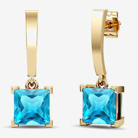 Click here for Womens Lab Created Gemstone 14K Gold Over Silver S... prices