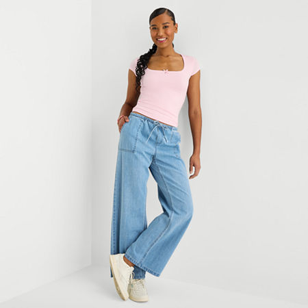 Click here for Forever 21 Womens Juniors Pull-On Pant  Large  Blu... prices