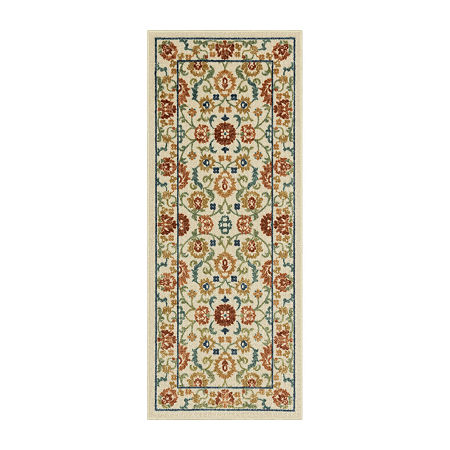 Click here for Maples Persian Tan Floral Indoor Rectangular Runne... prices