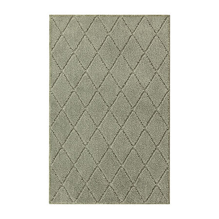 Click here for Maples Diamond Gray Indoor Rectangular Accent Rug... prices