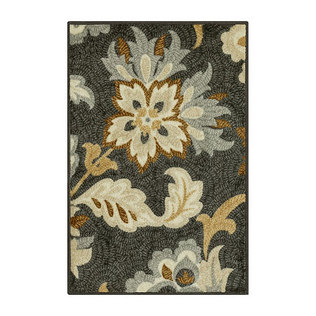 Click here for Maples Jacobean Floral Indoor Rectangular Accent R... prices