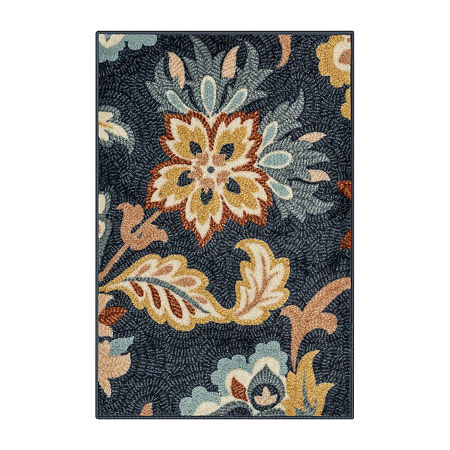 Click here for Maples Jacobean Floral Indoor Rectangular Accent R... prices