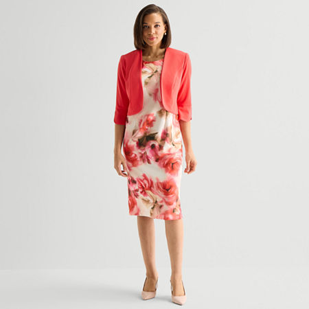 Click here for Maya Brooke Womens Floral Jacket Dress  14  Pink prices