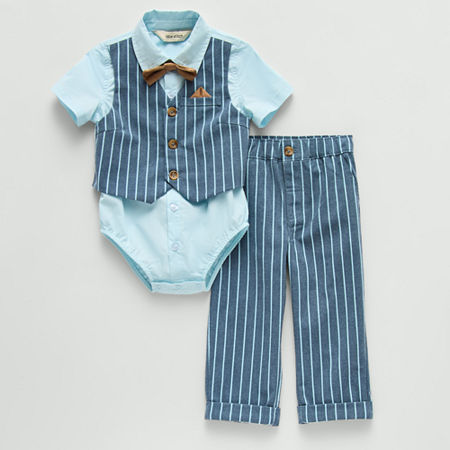 Click here for Little Stitch Baby Boys 2-pc. Pant Set  12 Months... prices