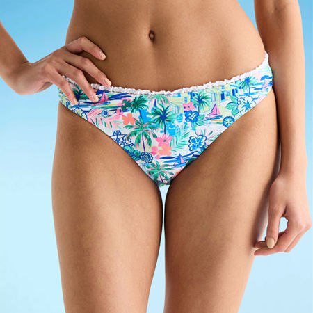 Click here for Arizona Womens Lined Tropical Leaf Juniors Hipster... prices