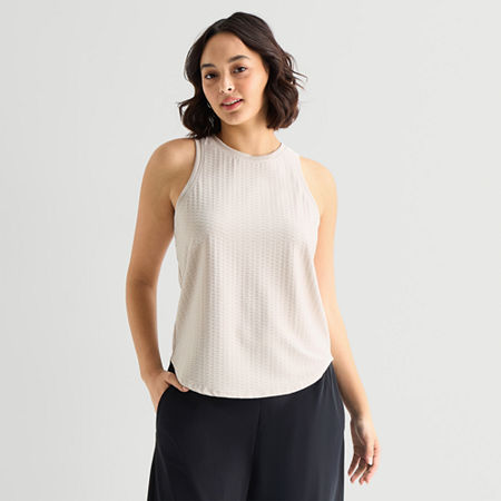 Click here for Stylus Womens Round Neck Sleeveless Tank Top  X-sm... prices