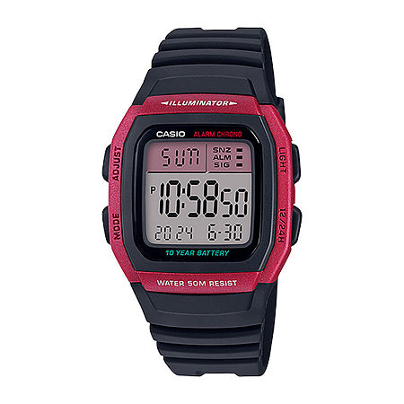 Click here for Casio Mens Digital Black Strap Watch W96h-4avos  O... prices