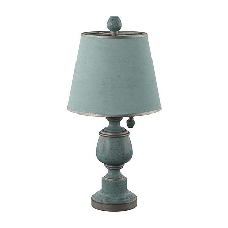 Click here for StyleCraft Chelsea Accent Table Lamp - Blue prices